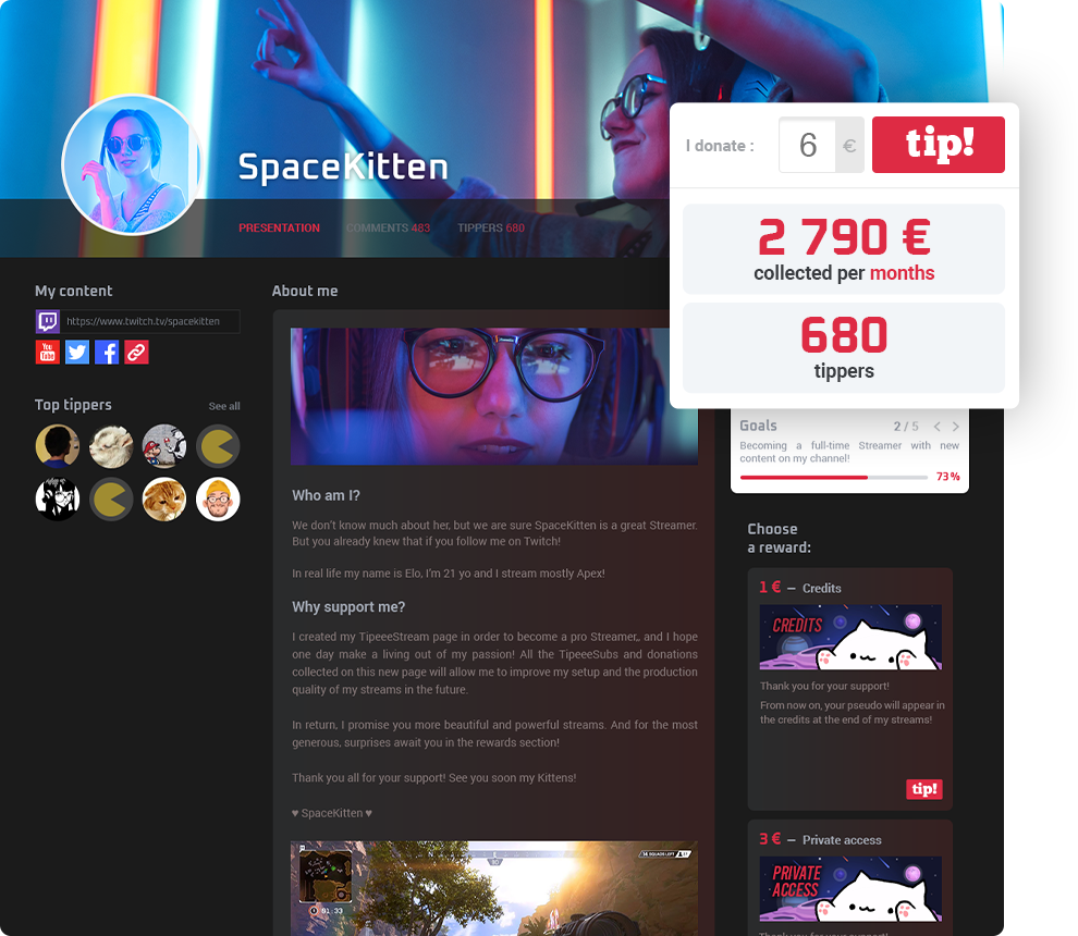 TipeeeStream - How it works