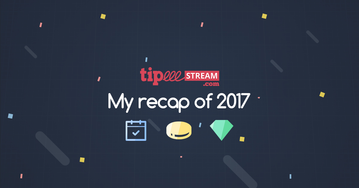 kitsuyona's 2017 recap on TipeeeStream